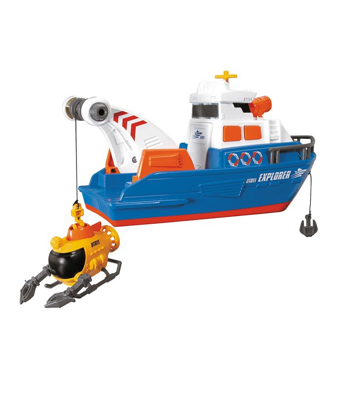 Dickie Toys - Large Action Explorer Boat - Macy's