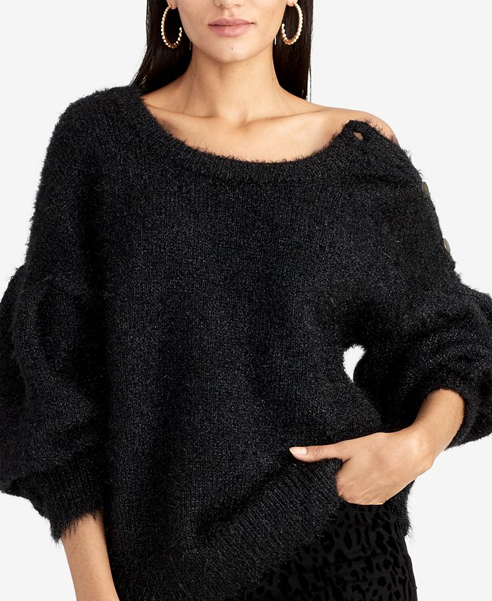 RACHEL Rachel Roy Amara Fuzzy Sweater - Macy's