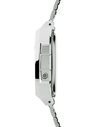 Casio Men's Digital Stainless Steel Bracelet Watch 36.3mm - Macy's