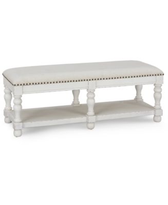 Quincy Upholstered Bench, Created for Macy's - Macy's