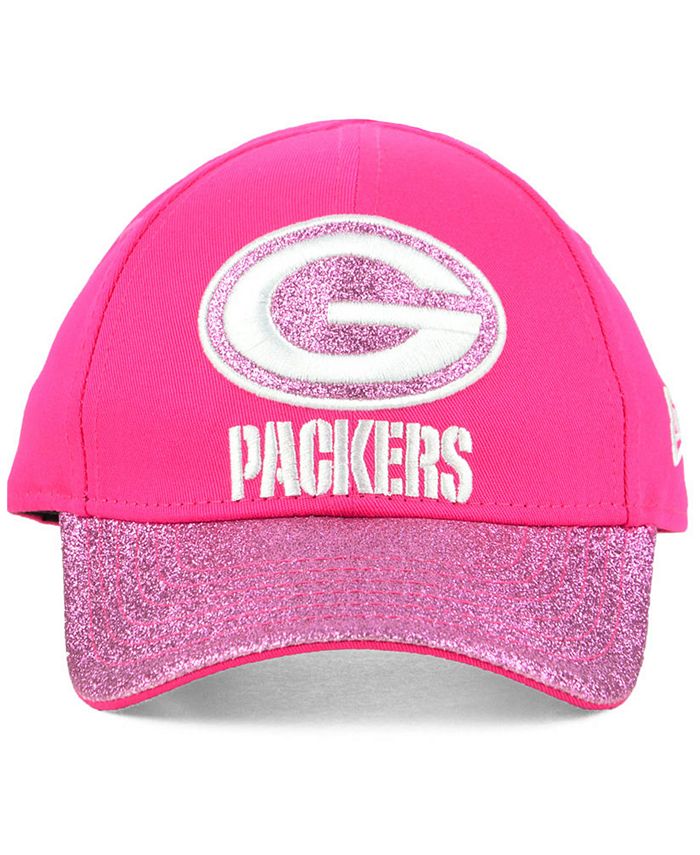New Era Girls' Green Bay Packers Shimmer Shine Adjustable Cap - Macy's