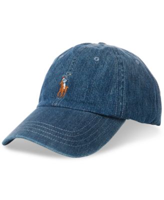 Polo Ralph Lauren Men's Chino Cotton Baseball Cap - Macy's