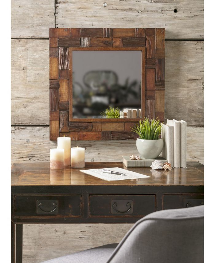 IMAX Lloyd Wood Slat Mirror - Macy's
