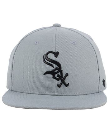 '47 Brand Chicago White Sox Gray Snapback Cap - Macy's