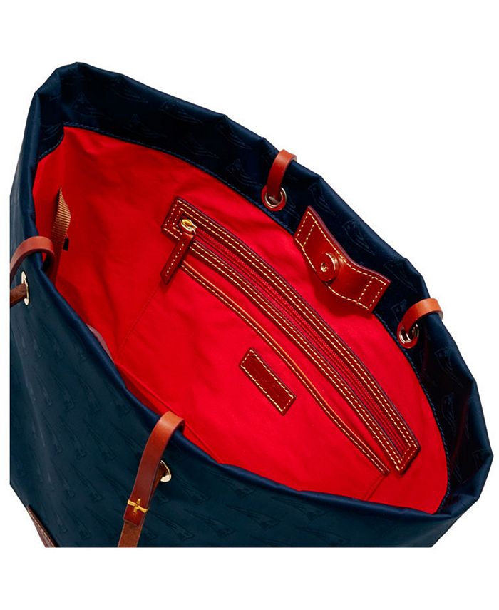 Dooney & Bourke New England Patriots Embossed Nylon Addison Tote - Macy's