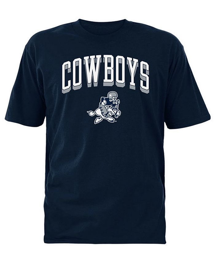 Authentic NFL Apparel Men's Dallas Cowboys Shadow Arch Retro T-Shirt ...