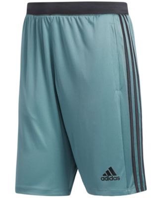 adidas Men's ClimaLite® Three-Stripe 10" Shorts - Macy's