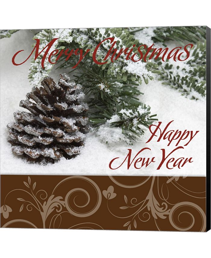 Metaverse Merry Christmas Happ By Dbk-Art Licensing Canvas Art - Macy's