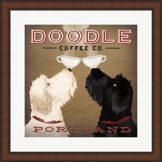 Metaverse Doodle Coffee Double Iv Portland By Ryan Fowler Framed Art ...
