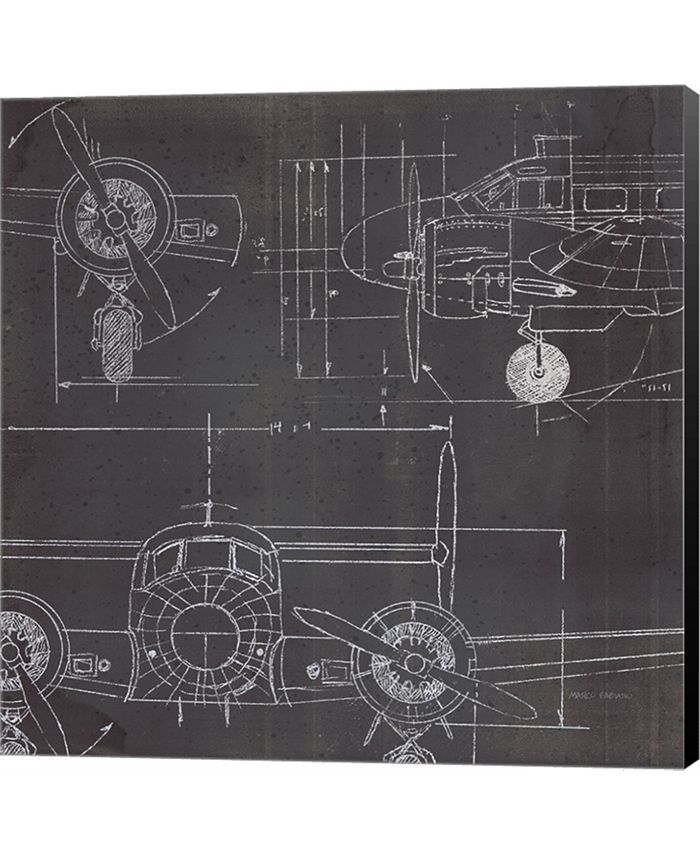 Metaverse Plane Blueprint Iii No Words Post By Marco Fabiano Canvas Art ...