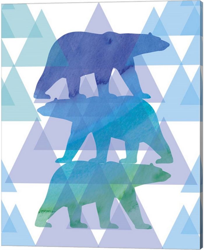 Metaverse Geometric Polar By Erin Clark Canvas Art - Macy's