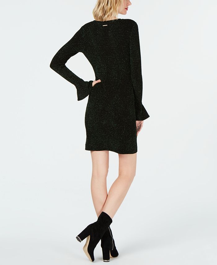 Michael Kors Bell-Sleeve Sheath Dress - Macy's