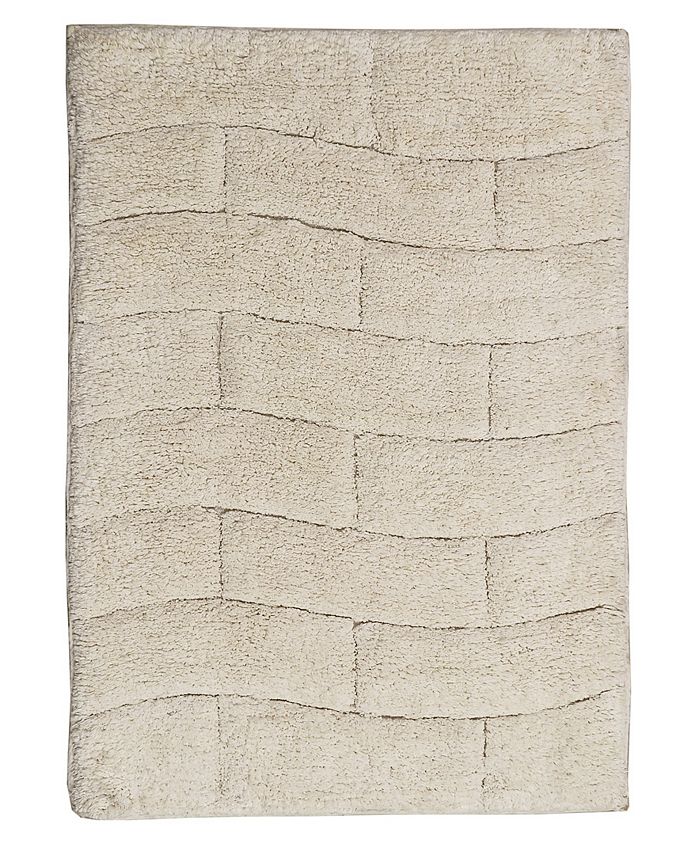 Castle Hill London New Tile 20x30 Cotton Bath Rug - Macy's