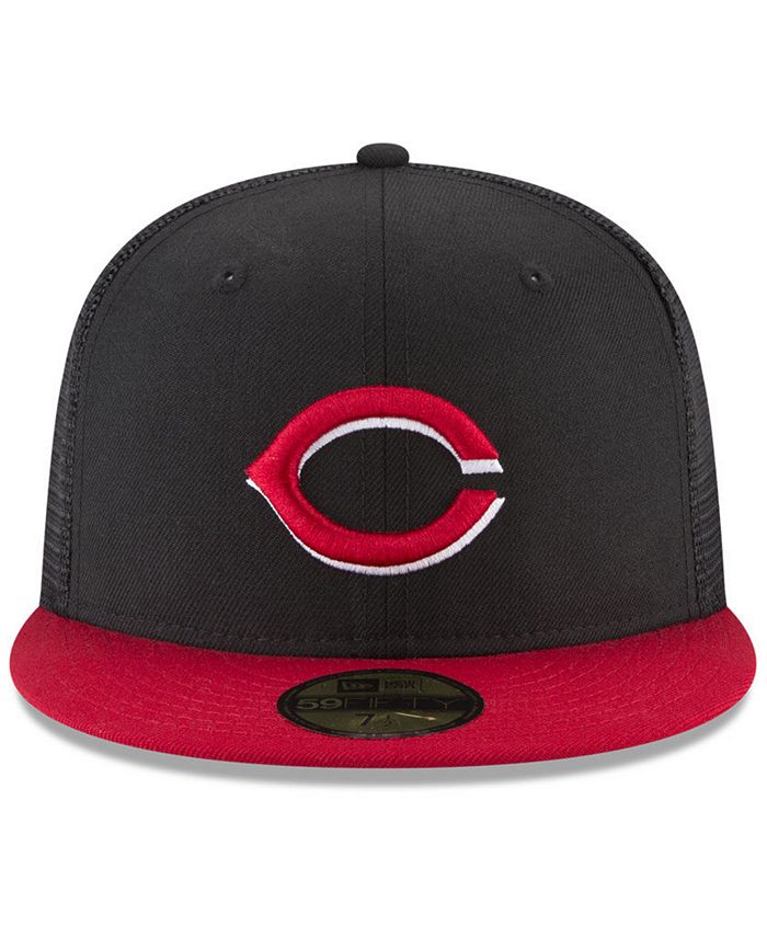 New Era Cincinnati Reds On-Field Mesh Back 59FIFTY Fitted Cap - Macy's