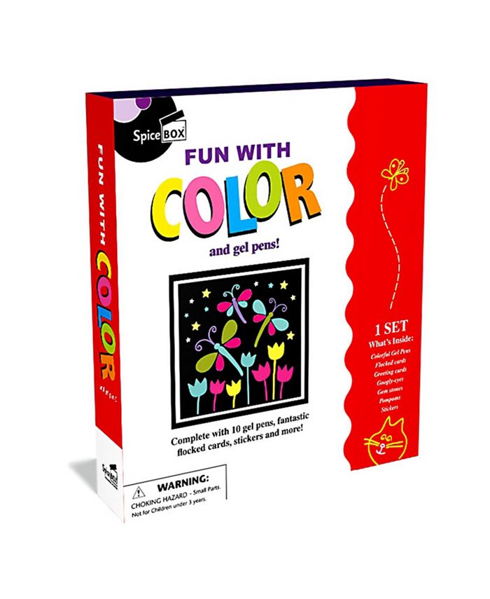 Spicebox Fun With Color And Gel Pens Craft Kit - Macy's