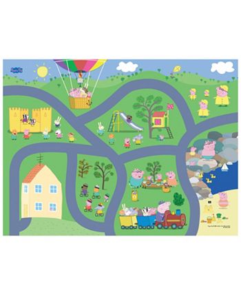 TCG Toys Peppa Pig Original Mega Mat Play Mat With Bonus Vehicle - Macy's