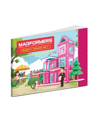 Magformers Sweet House 64 Piece Magnetic Construction Set - Macy's