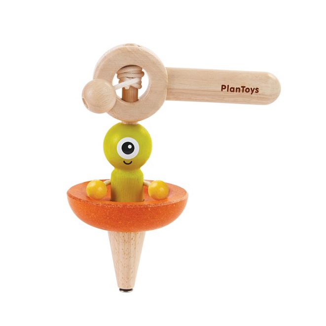 Plan Toys Plantoys Wooden Alien Spaceship Spinning Top & Reviews - Kids ...