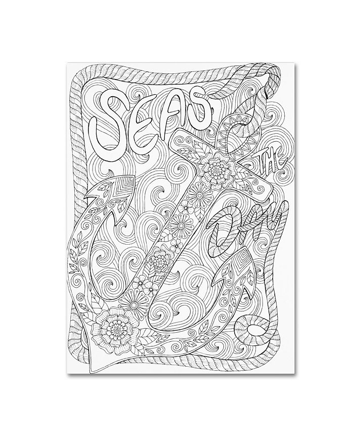 Trademark Global Hello Angel Inspirational Quotes 2 Canvas Art - 16" x ...