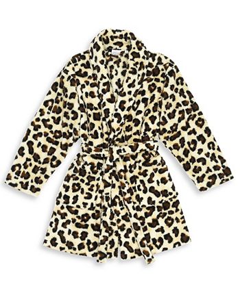 Linum Home Super Plush Leopard Bath Robe - Macy's
