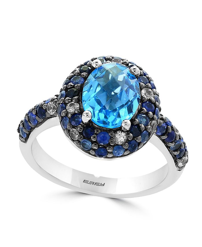EFFY Collection EFFY® Blue Topaz (2 ct. t.w.) and Sapphire (1-1/2 ct. t ...