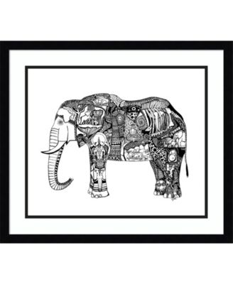 Amanti Art Goodbye Elephant Framed Art Print - Macy's