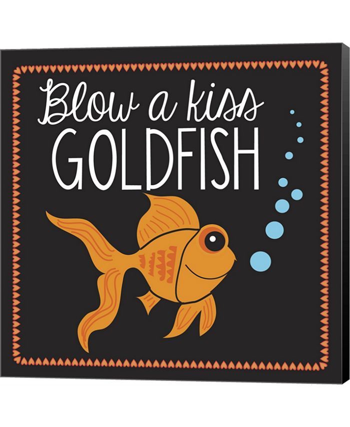 Metaverse Goldfish by Erin Clark Canvas Art - Macy's