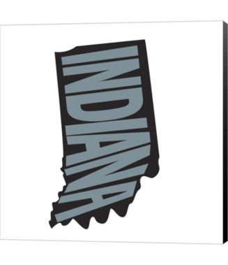 Indiana Letters by Art Licensing Studio Canvas Art - Macy's