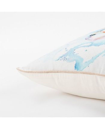 Rizzy Home Mariah Parris 20" x 20" Turtle Poly Filled Pillow - Macy's