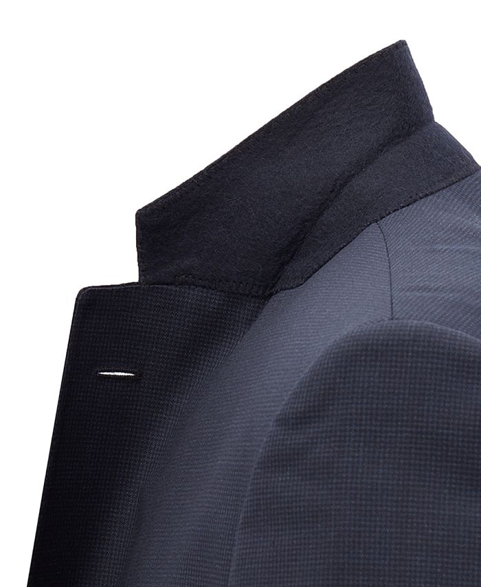 Hugo Boss BOSS Men's Regular/Classic-Fit Micro-Pattern Virgin Wool Suit ...