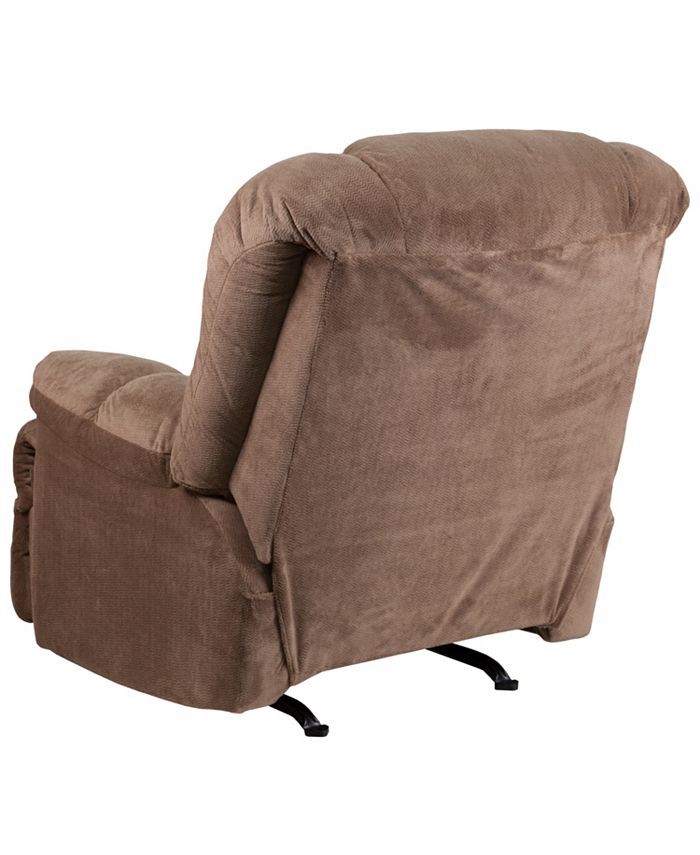 Flash Furniture Contemporary Dynasty Camel Microfiber Rocker Recliner ...
