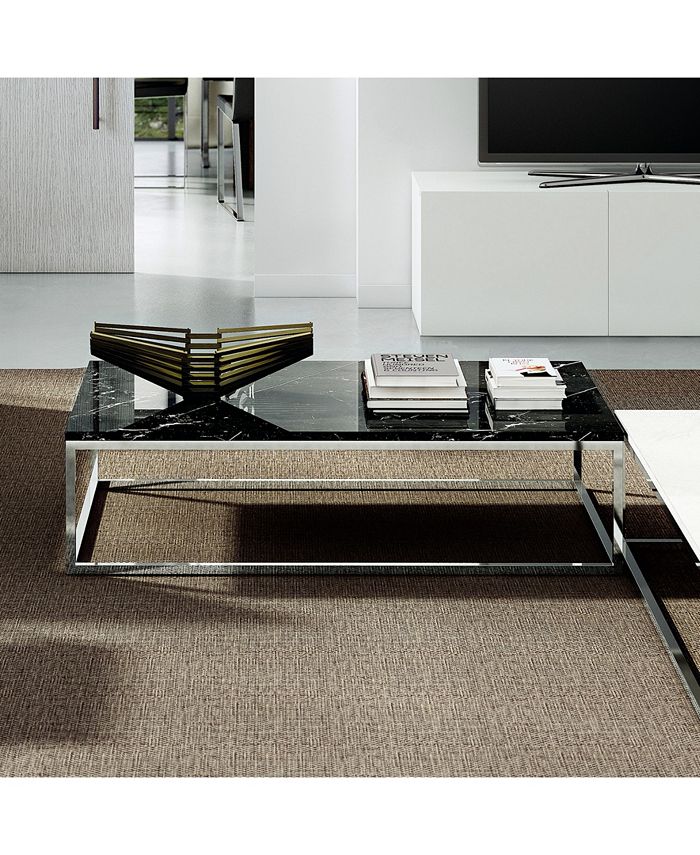 TemaHome Prairie 47X30 Marble Coffee Table - Macy's