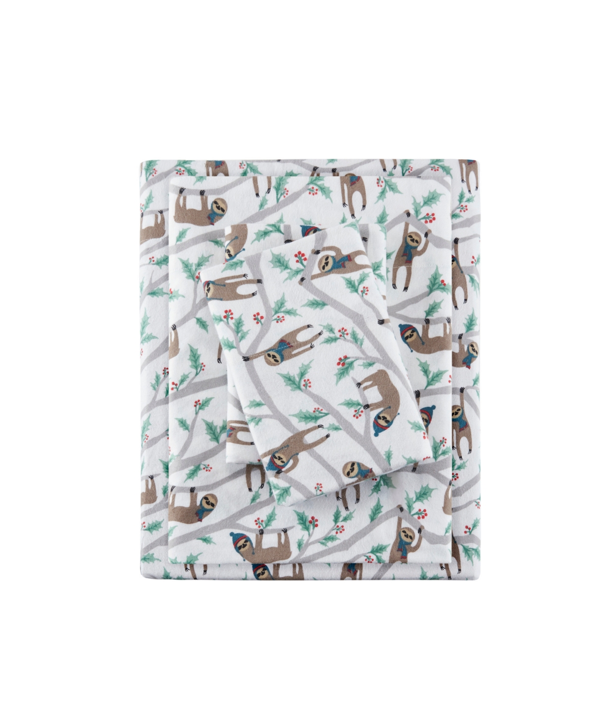 Click here for Madison Park Novelty Printed Cotton Flannel 4-Pc.... prices