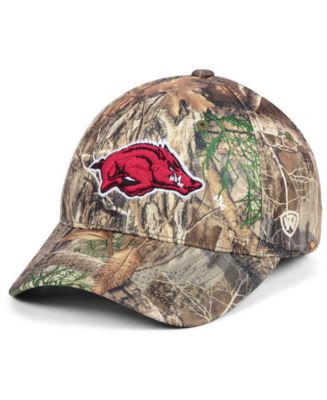 Top of the World Arkansas Razorbacks Berma Camo Flex Fitted Cap - Macy's
