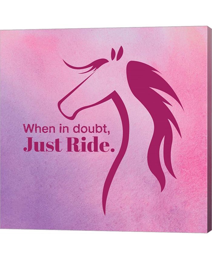 Metaverse Horse Quote 5 by Sports Mania Canvas Art - Macy's