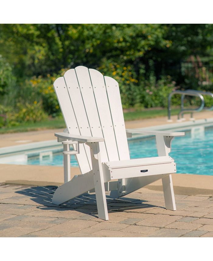 Blue Wave Island Retreat Adirondack Chair - Macy's