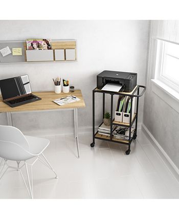 Jamesdar Dandy Metal Cafe Cart with Wood Shelves - Macy's