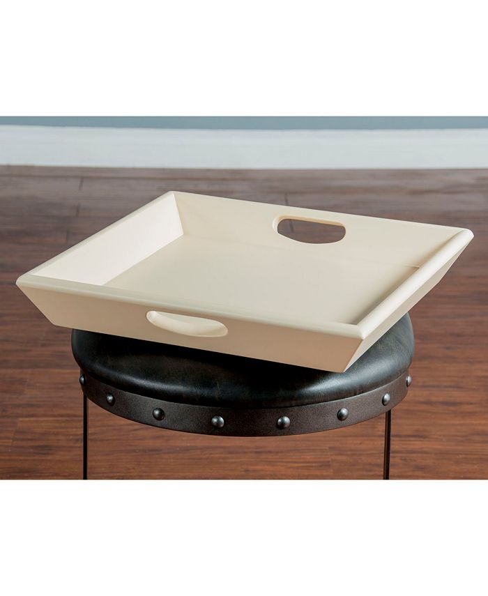 Sunny Designs Windham Cream Serving Tray - Macy's