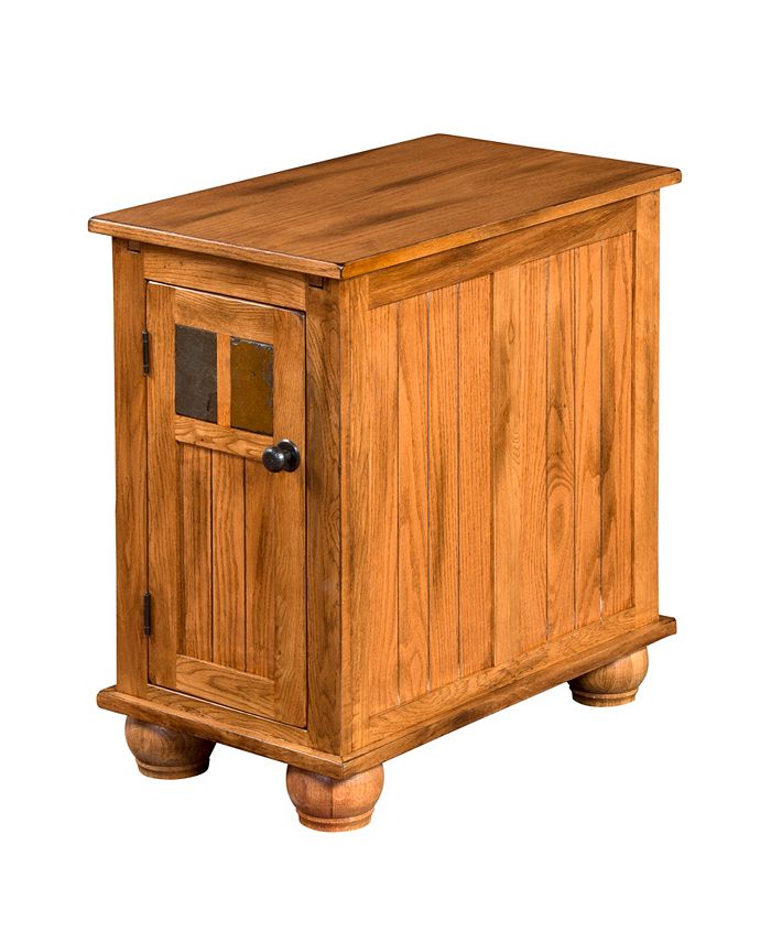 Sunny Designs Sedona Rustic Oak Chair Side Table - Macy's