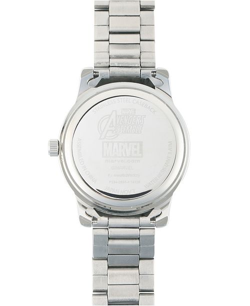 ewatchfactory Marvel Captain America Men's Silver Alloy Watch & Reviews ...