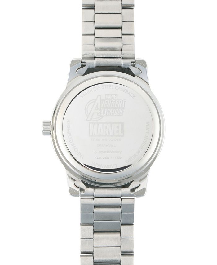 ewatchfactory Marvel Captain America Men's Silver Alloy Watch - Macy's