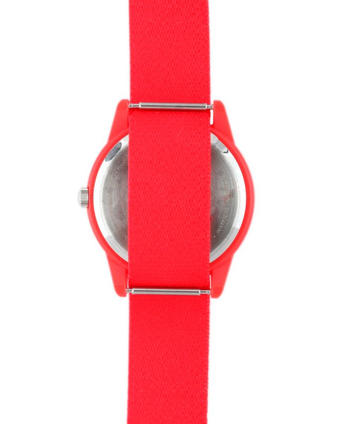 ewatchfactory Disney Minnie Mouse Girls' Red Plastic Time Teacher Watch ...