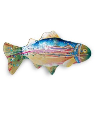 18" Rainbow Fish Plate - Macy's