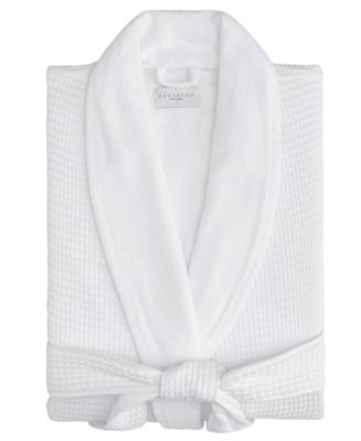 Kassatex 100% Waffle Terry Cotton Robe - Macy's