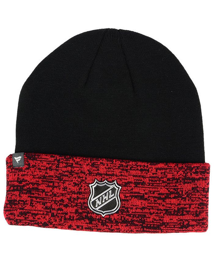 Authentic NHL Headwear New Jersey Devils Pro Rinkside Cuffed Knit Hat ...