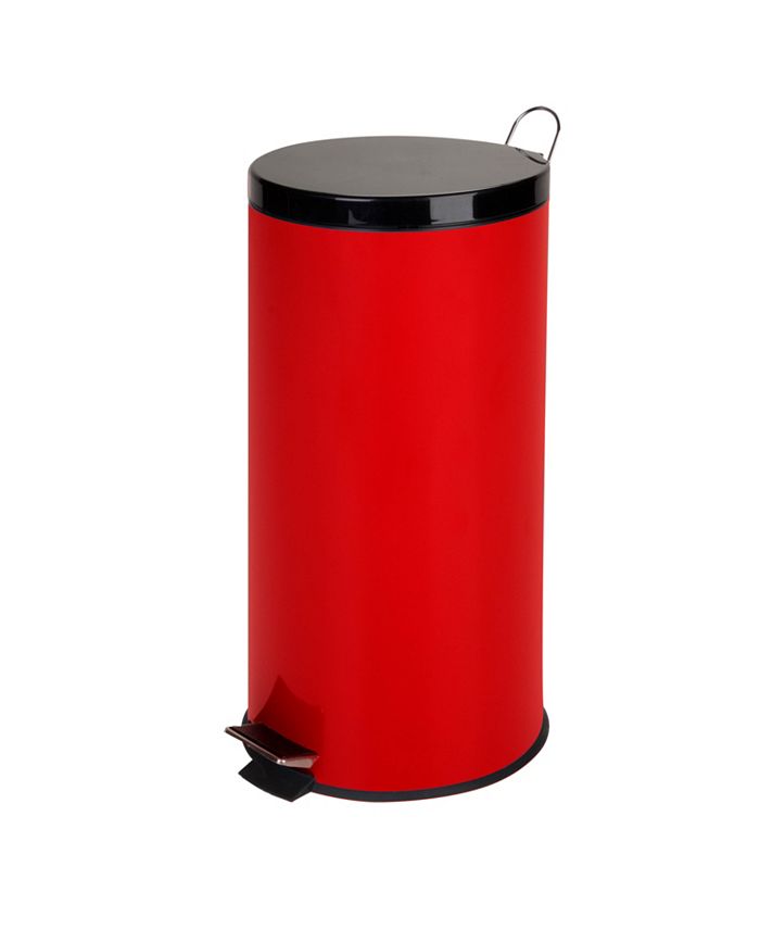 Honey Can Do 30L Step Trash Can, Ruby Red - Macy's