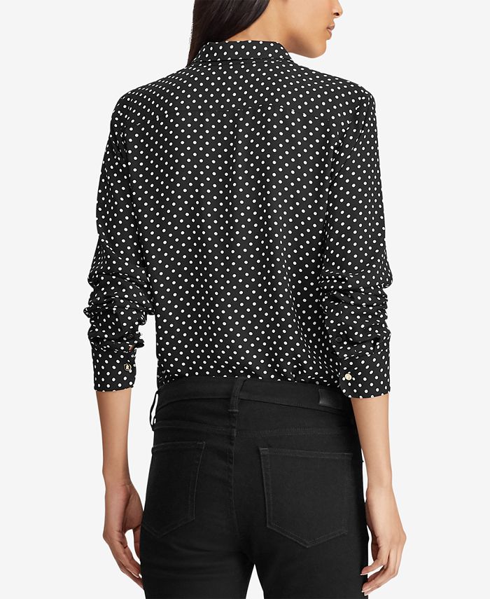 Lauren Ralph Lauren Georgette Shirt - Macy's