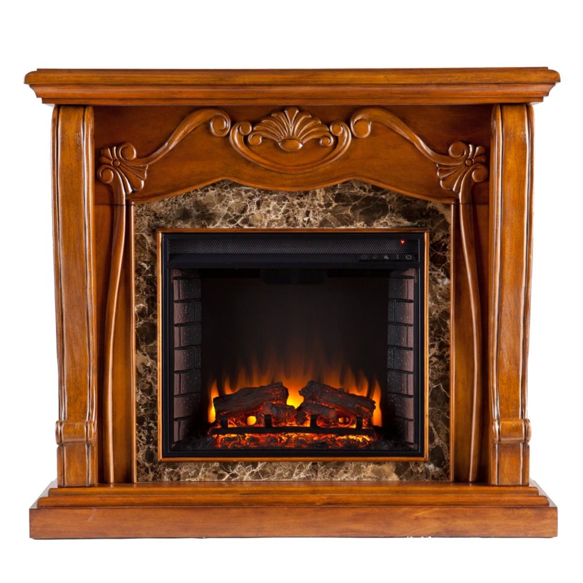 Click here for Napier El Fireplace - Med Brown prices