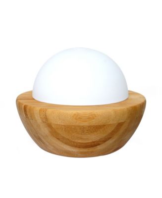 SPT Ultrasonic Aroma Diffuser Humidifier with Bamboo Base Sphere - Macy's