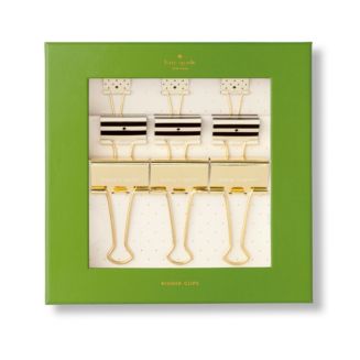 Kate Spade New York Binder Clips, Dots And Stripes - Macy's